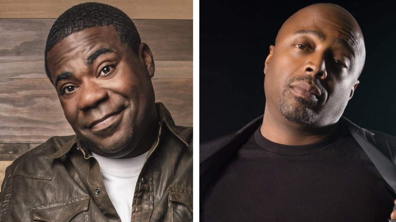 Tracy Morgan and Donnell Rawlings at Carolines on Broadway in January
