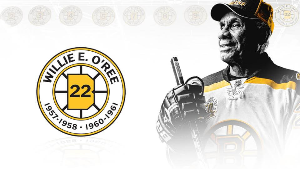 Boston Bruins Honoring NHL's First Black Player Willie O'Ree