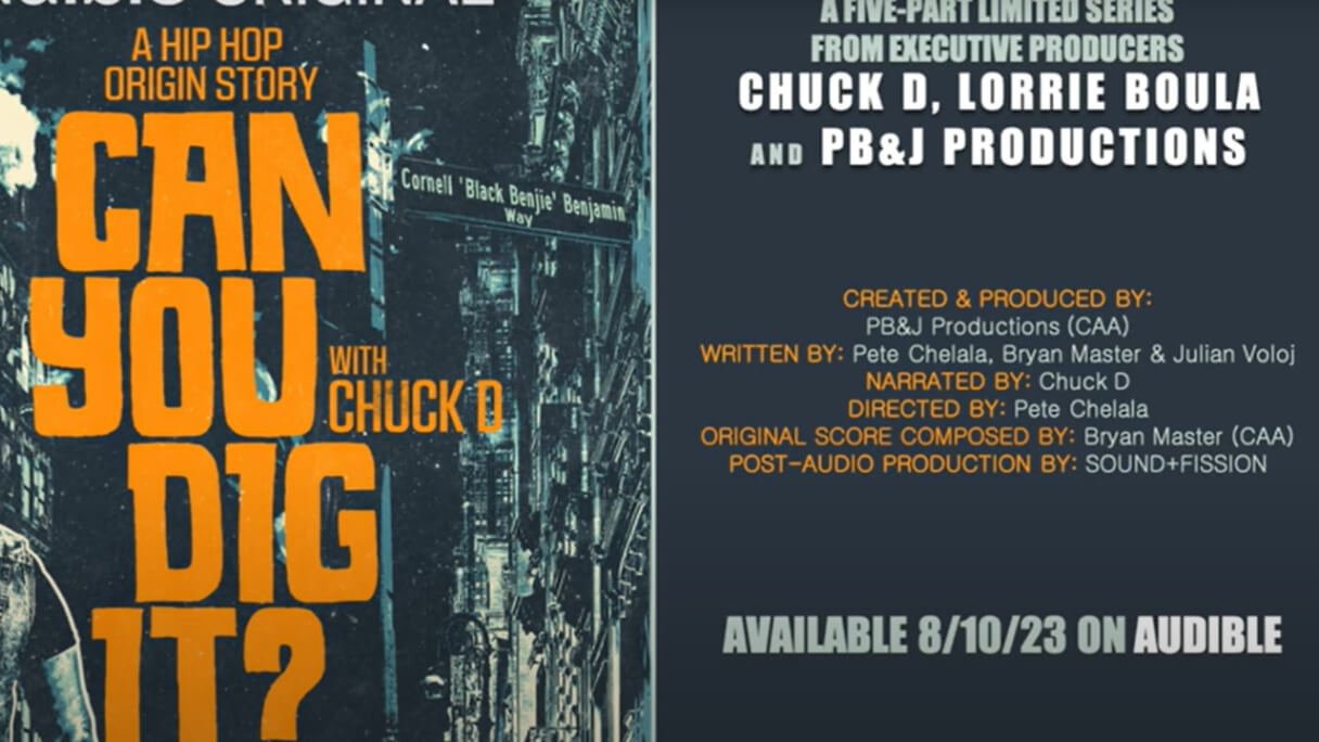 Audible Releases Trailer for ‘Can You Dig It?’ Narrated by Chuck D