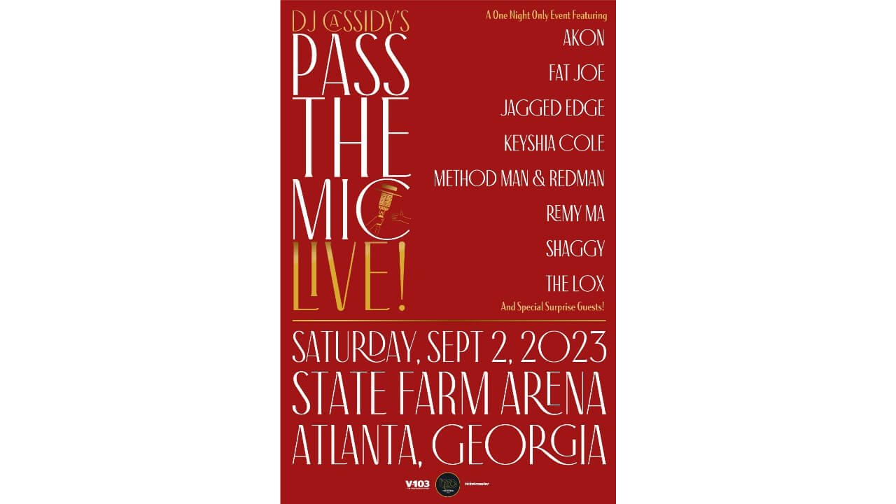 DJ Cassidy's 'Pass The Mic Live!' Heads to State Farm Arena